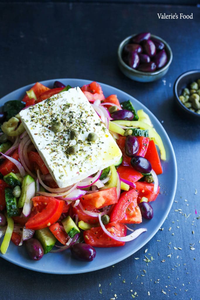 SALATĂ GRECEASCĂ | Rețetă + Video - Valerie's Food