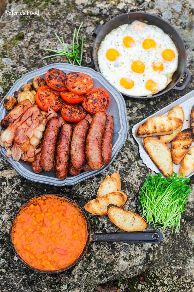 FULL ENGLISH BREAKFAST (MIC DEJUN ENGLEZESC) I Rețetă + Video - Valerie ...