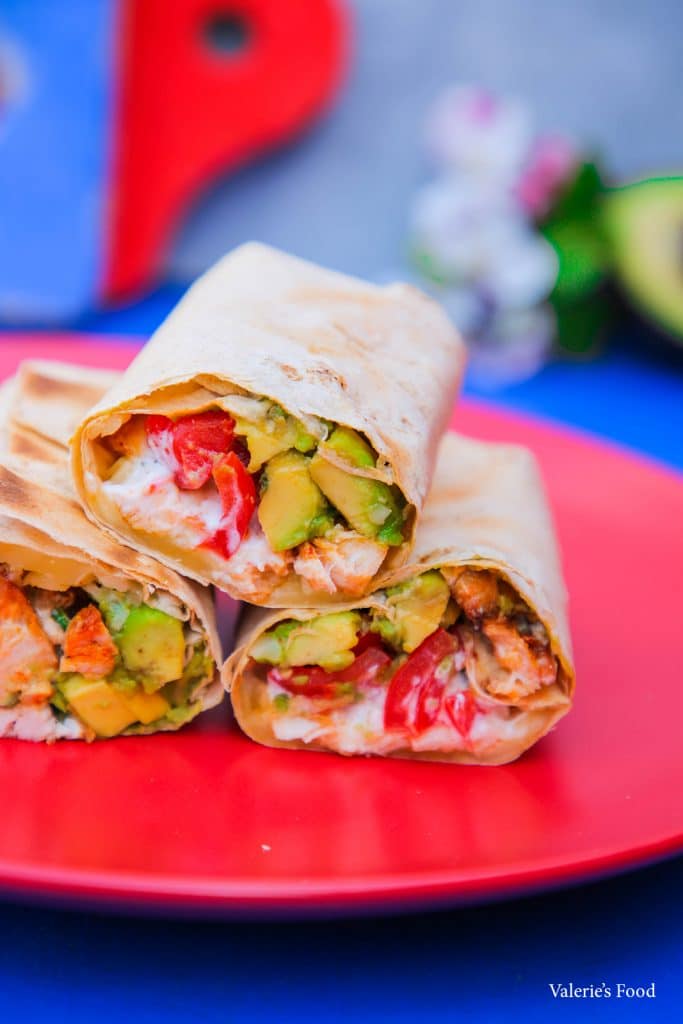 WRAP CU PUI ȘI AVOCADO I Rețetă + Video - Valerie's Food